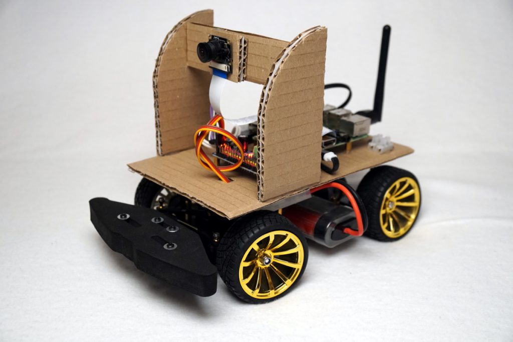 Autonom fahrendes Raspberry Pi KI Roboter Auto - Chassis - Roboter ...