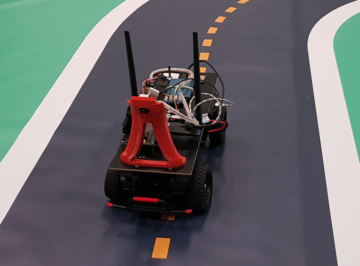 Autonomously driving Nvidia Jetson Nano AI robot car - configuration of ...