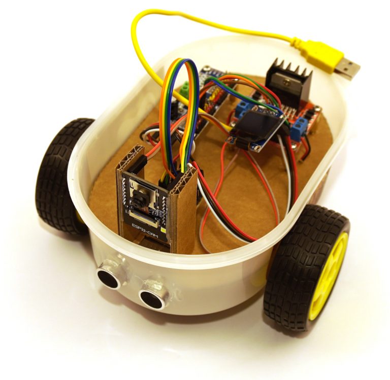 ESP32-CAM building your own robot car with live video streaming ...