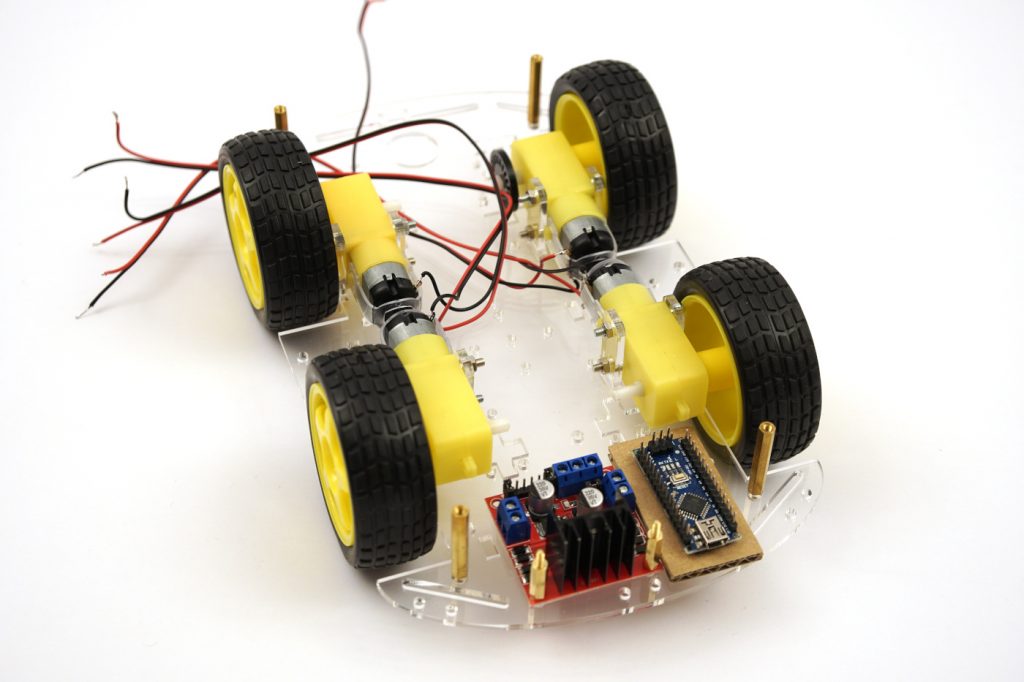 OpenBot - Your smartphone controls a robot car - constructing a chassis ...