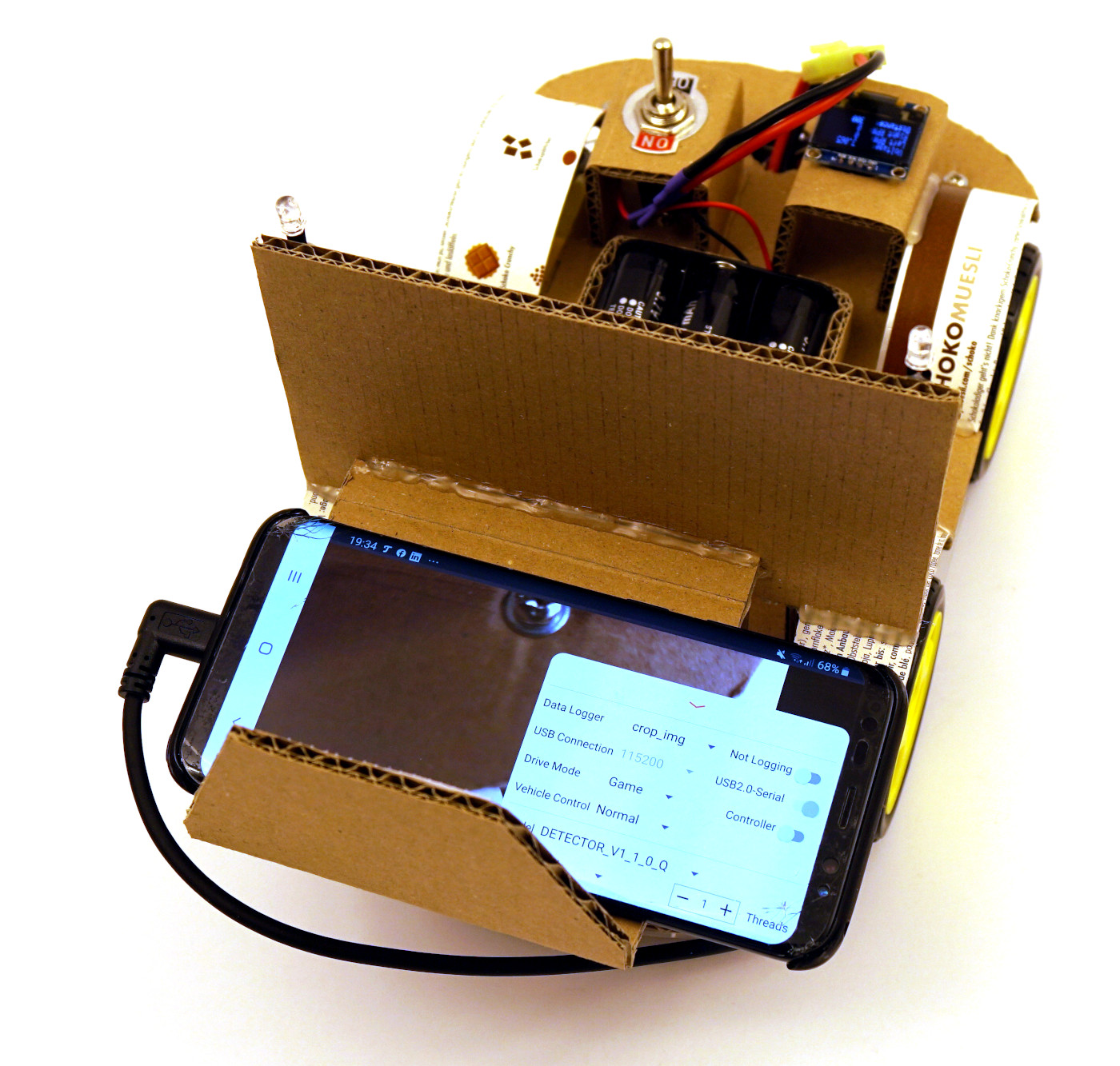 OpenBot – Your smartphone controls a robot car – Android App and first ...